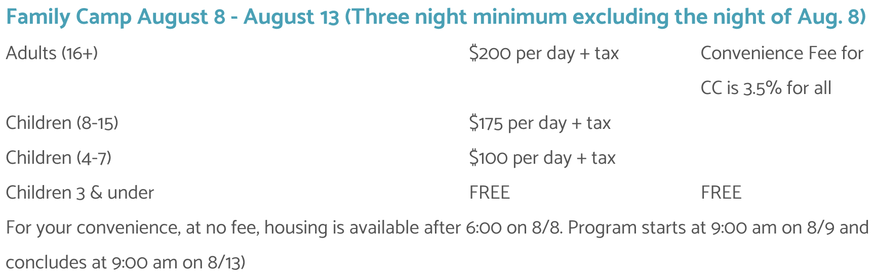 Family Summer Camp | Parents & Kids Camp | Camp Thunderbird